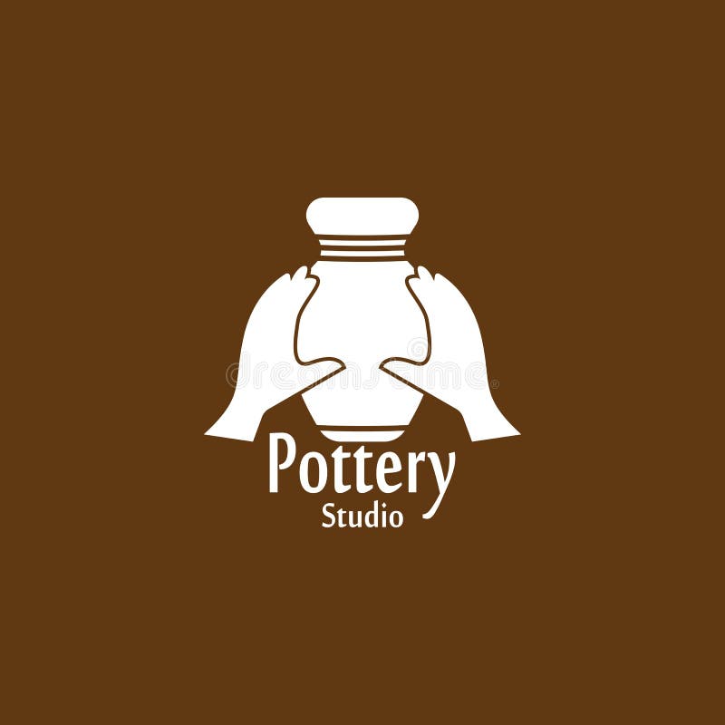 Pottery Workshop Studio Logo Vector Template Stock Vector ...