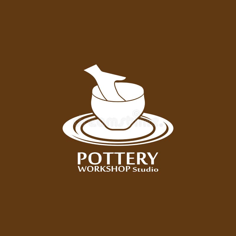 Pottery Workshop Studio Logo Vector Template Stock Vector ...