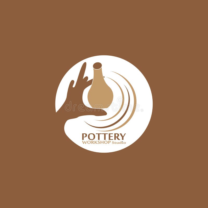 Pottery Workshop Studio Logo Vector Template Stock Vector ...