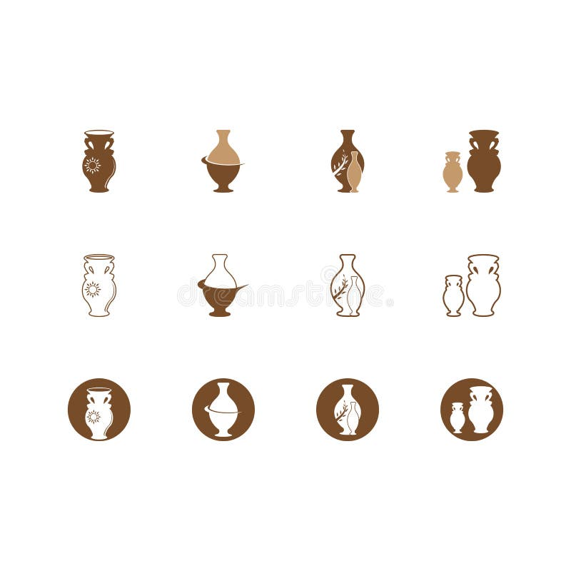 Pottery Workshop Studio Logo Vector Template Stock Illustration ...