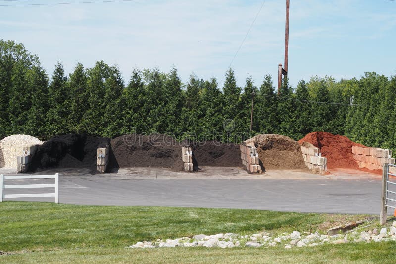 There are Several Different Choices of Potting Soil. Stock Photo ...