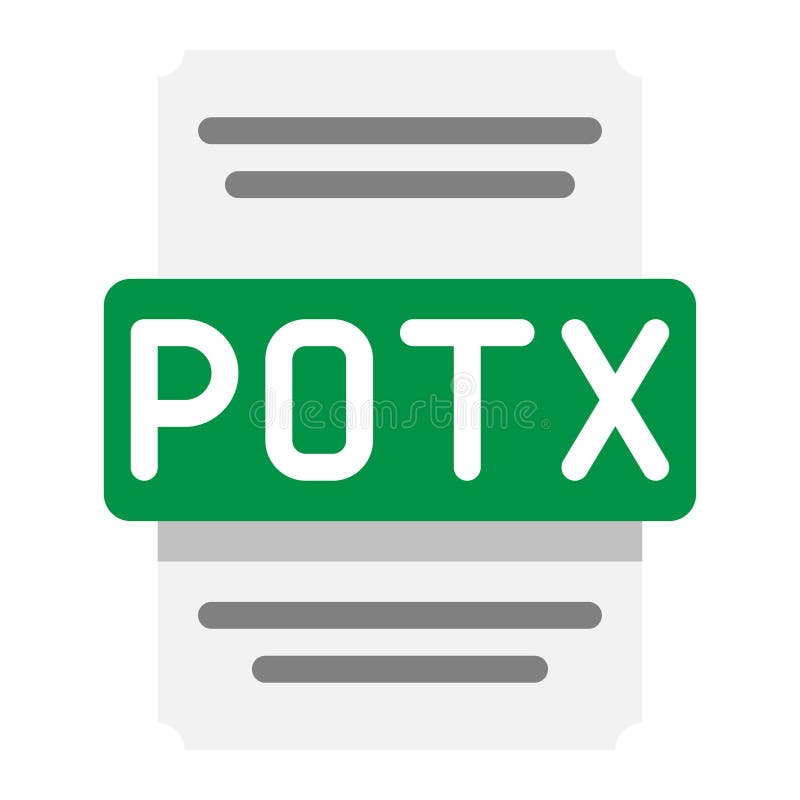 Potx Editable Spreadsheet Document Flat Icons, Suitable for Website, Ui ...