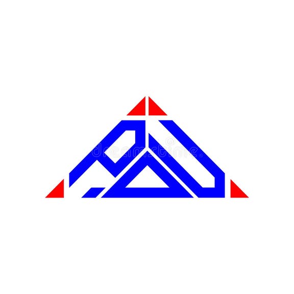 POU Letter Logo Creative Design with Vector Graphic, POU Stock Vector ...