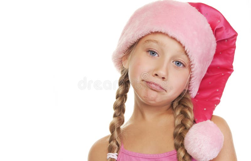 Pouca menina do Natal foto de stock. Imagem de beleza - 11122814