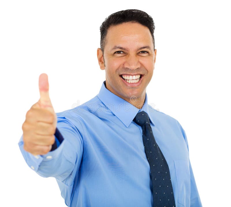 Pouce D'homme D'affaires Vers Le Haut Photo stock - Image du masculin ...