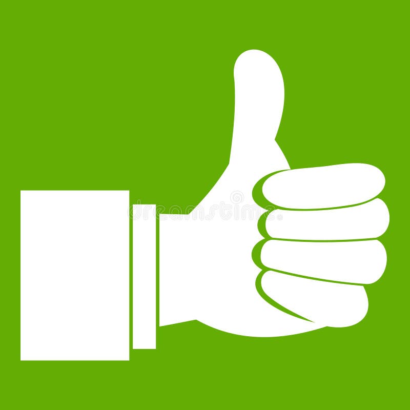 Pouce Vert Vers Le Haut Stock Illustrations, Vecteurs, & Clipart – (729 ...