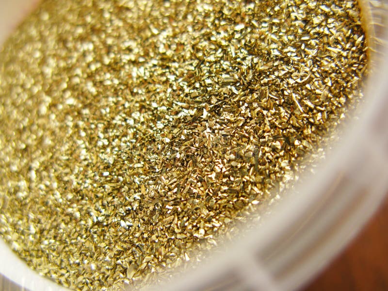 Poudre d'or image stock. Image du détail, poudre, richesse - 11411117