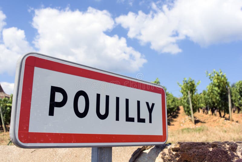 Pouilly, France stock image. Image of locations, loire - 20244705