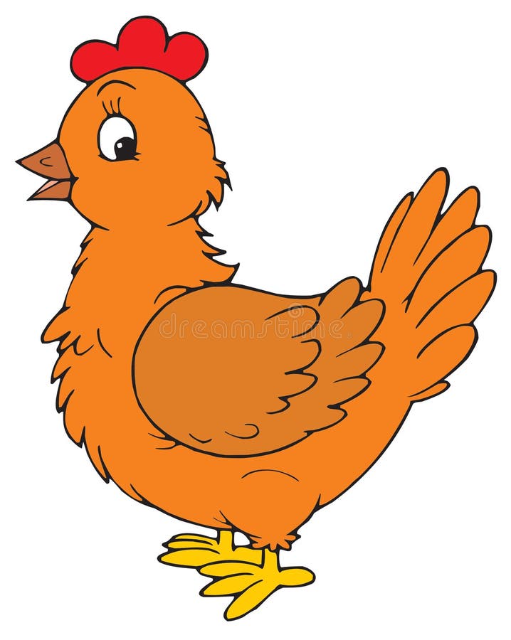 Poule (clip-art De Vecteur) Illustration de Vecteur - Illustration du ...