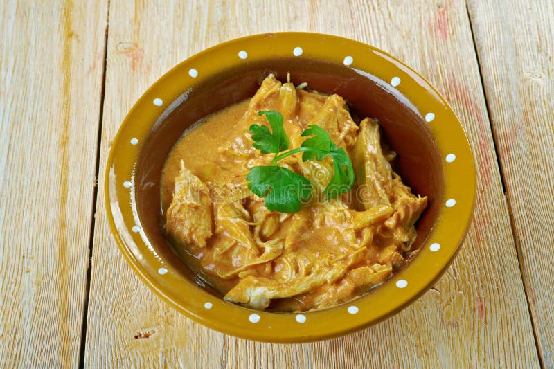 Poulet Nyembwe stock image. Image of africa, cream, sauce - 86185917