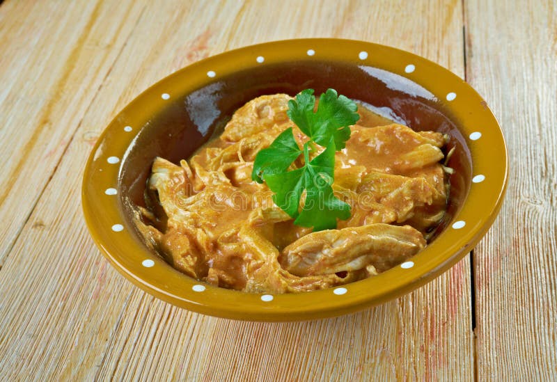 Poulet Nyembwe stock image. Image of africa, cream, sauce - 86185917