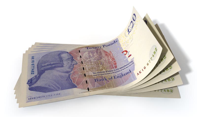 Pound Sterling Rolled Up Bank Notes Editorial Stock Photo - Image of ...