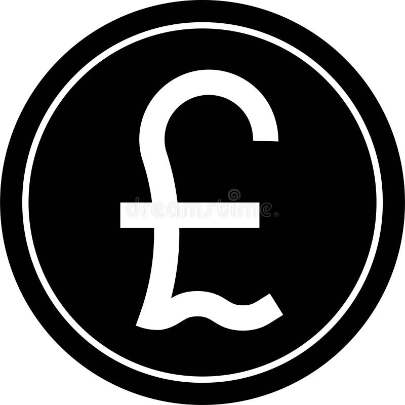 Pound Coin Icon, for Currencies Called Pound Stock Vector ...