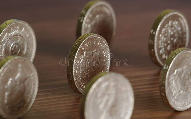 Pound Coins stock image. Image of standing, kingdom, queen - 6488255