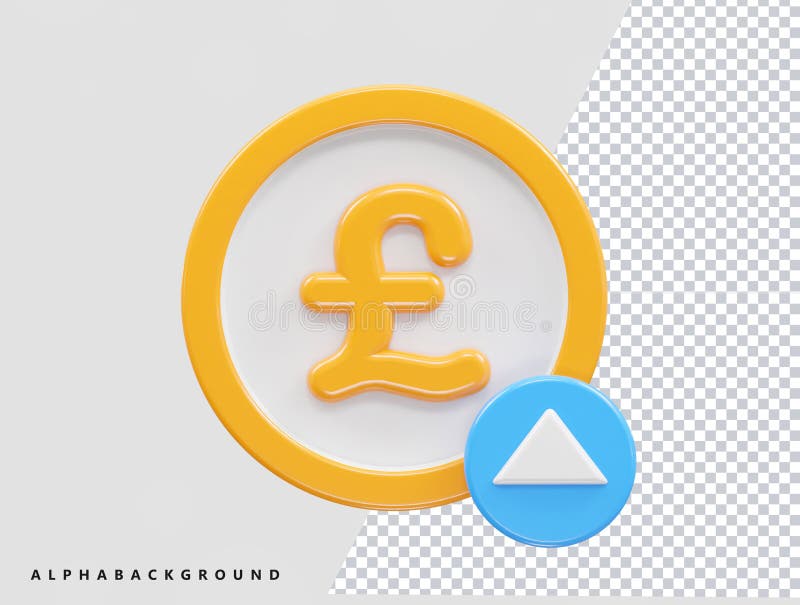 Pound Currency Icon Vector Illustration Element 3d Rendering ...