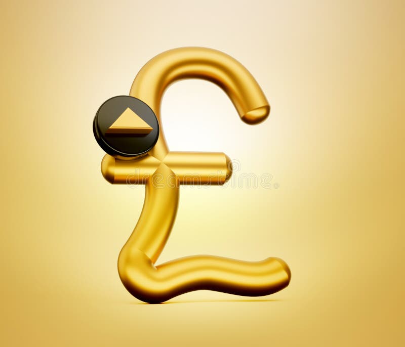 Pound High Symbol, Cost Increase Icon. Growth Profit Business Sign 3d ... Pound High Symbol, Cost Increase Icon. Growth Profit Business Sign 3d ...