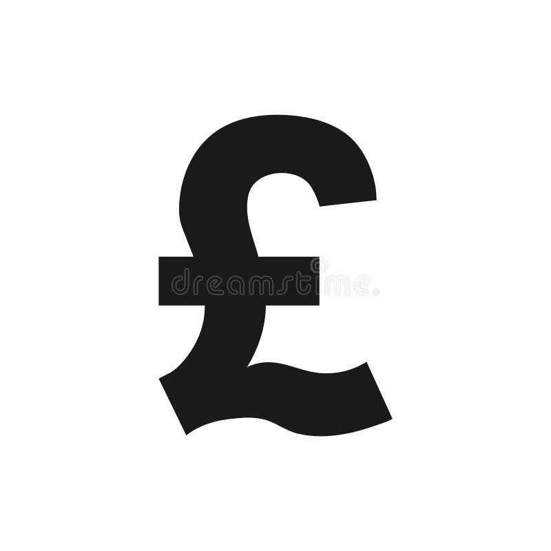 Pound Icon, Finance Sign. Vector Illustration. Flat Design. Stock ...