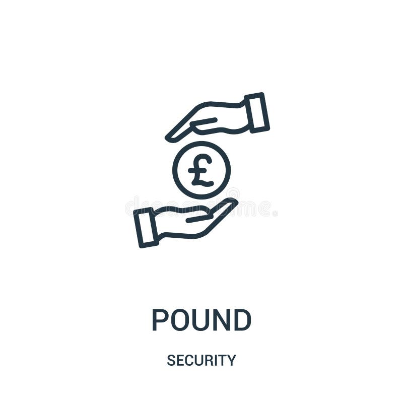 Pound Outline Stock Illustrations – 4,440 Pound Outline Stock ...