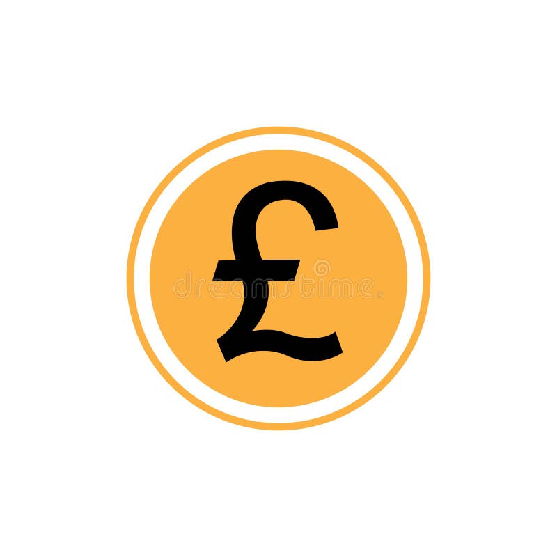 Pound Money Vector Icon Illustration Design Template - Vector Stock ...