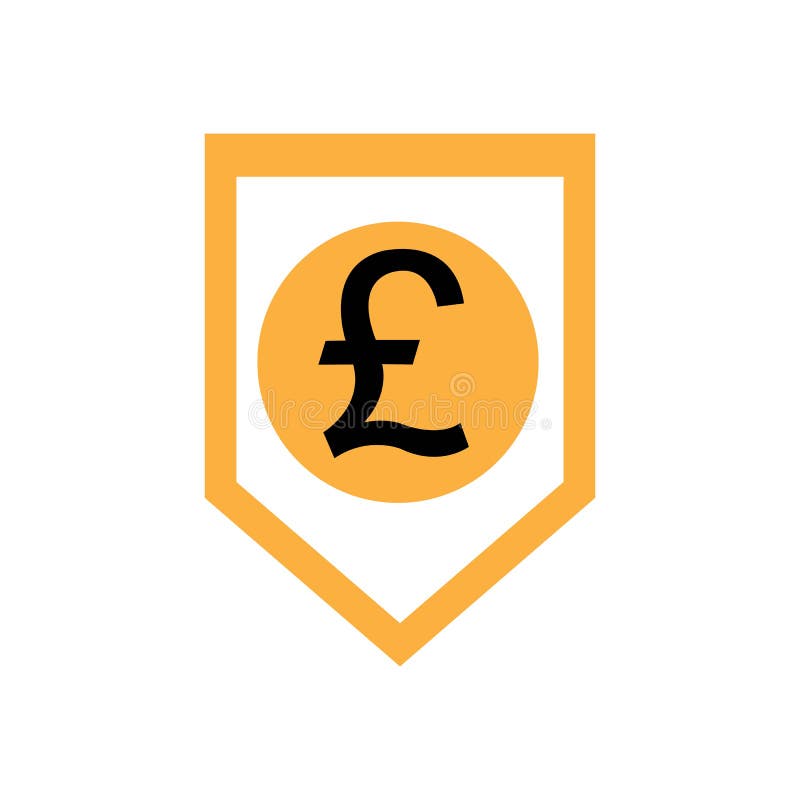 Pound Money Vector Icon Illustration Design Template - Vector Stock ...