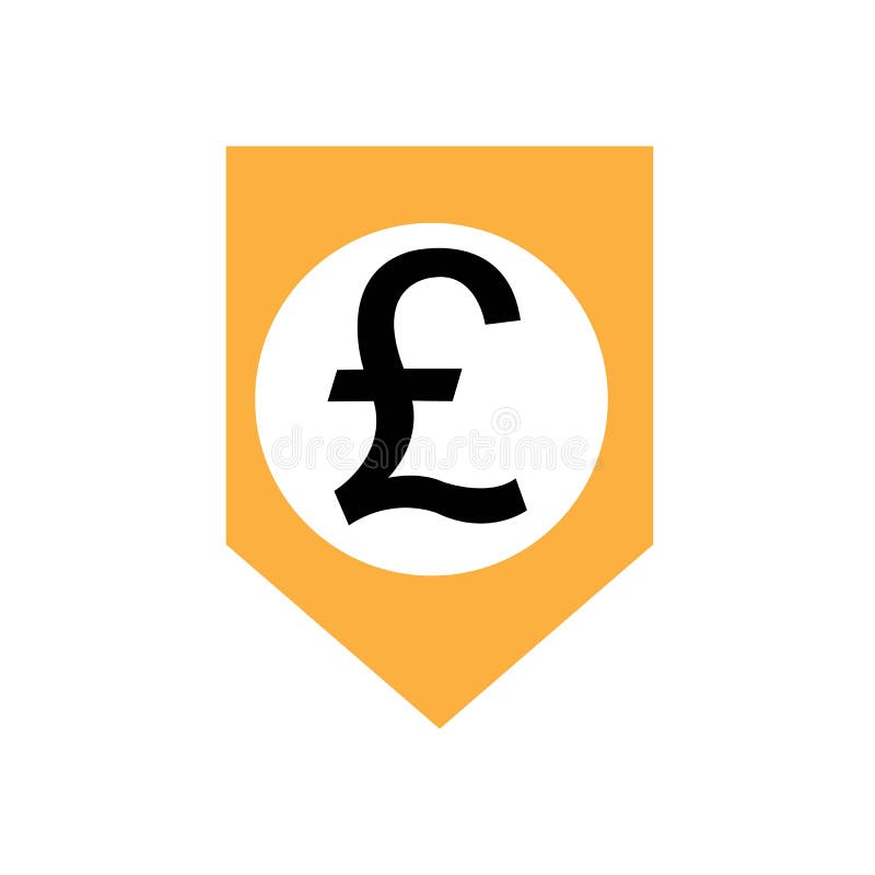 Pound Money Vector Icon Illustration Design Template - Vector Stock ...