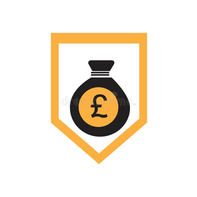 Pound Money Vector Icon Illustration Design Template - Vector Stock ...