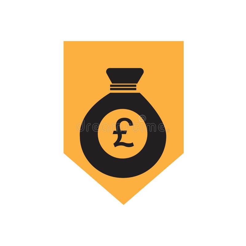 Pound Money Vector Icon Illustration Design Template - Vector Stock ...