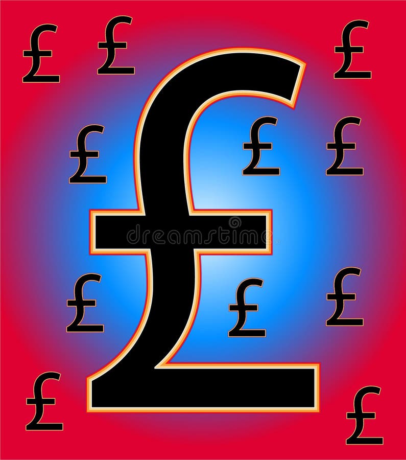 Pound Sign 4 stock photo. Image of concept, exchange, lottery - 668744