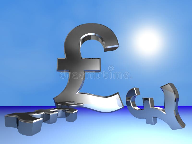Pound Sign 20 stock illustration. Illustration of exchange - 719521
