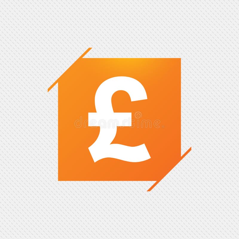 Pound Sign Icon. GBP Currency Symbol Stock Illustration - Illustration ...
