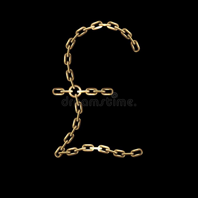 Gold chain stock vector. Illustration of group, gold - 33303760