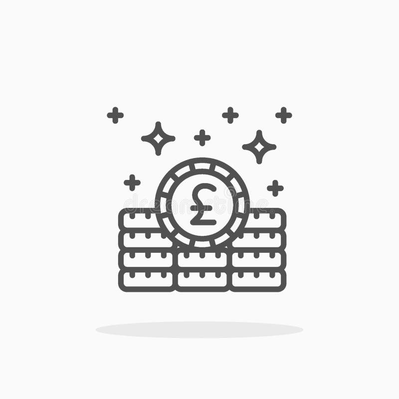 Pound Outline Stock Illustrations – 4,440 Pound Outline Stock ...