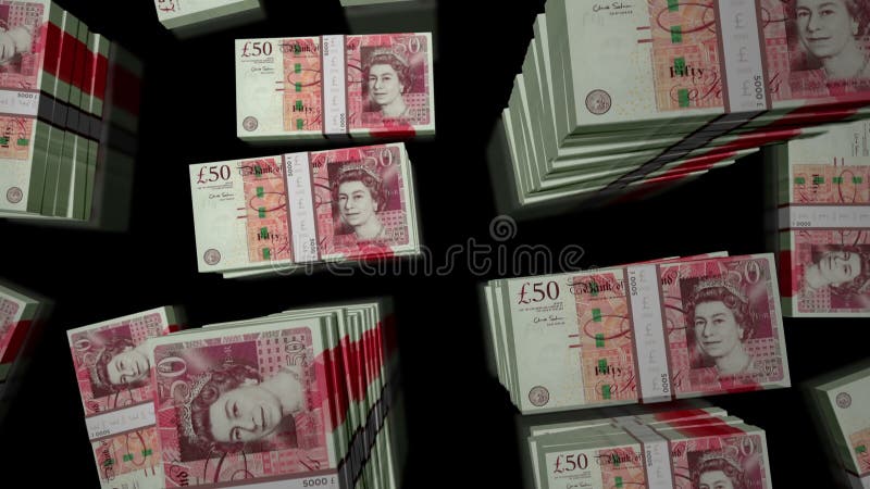 Flight Over the Philippines Peso Money Banknote Packs Loop Animation ...