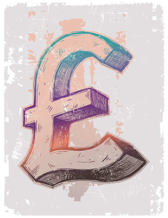 Pound sterling sign stock vector. Illustration of pound - 8547131