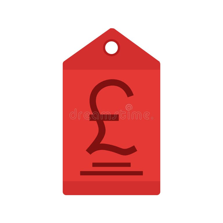 Pound Tag stock vector. Illustration of money, bank, design - 79832406