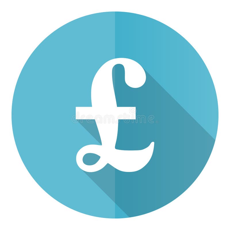 Pound Vector Icon stock vector. Illustration of design - 93742988