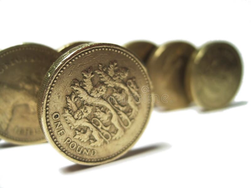 Pounds - lion stock photo. Image of king, coin, isolated - 502490