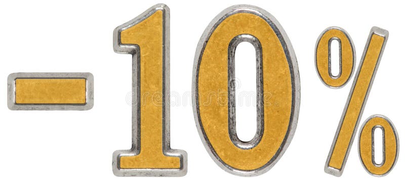 Pour Cent Escompte Sans 20, Vingt Pour Cent, Isola De Chiffres Image ...