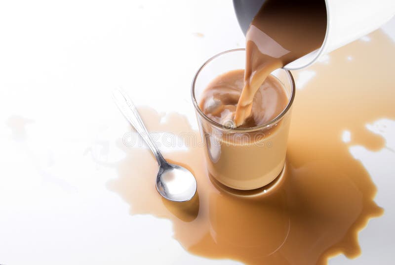 Pour the Coffee into a Glass. Stock Photo - Image of pour, coffee: 39767562