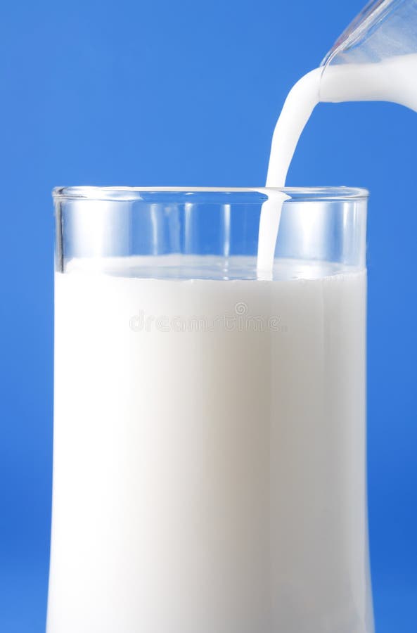 Pour the Milk from the Pitcher Stock Image - Image of ingredient ...