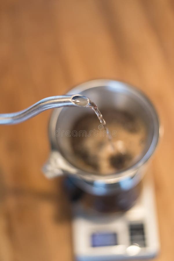 Pour-over coffee stock photo. Image of caffeine, closeup - 74727580