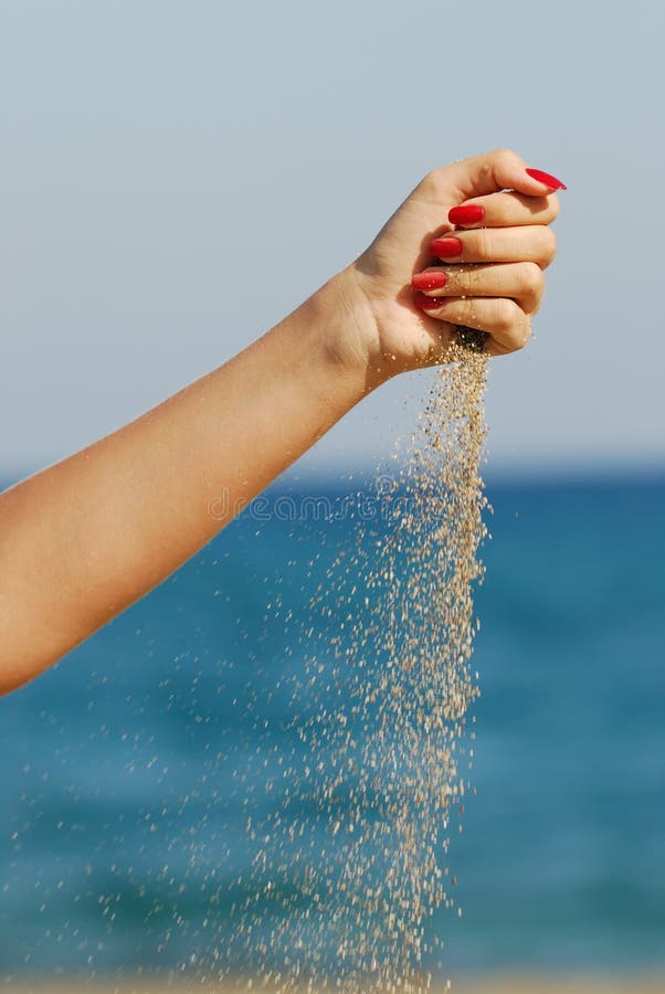 Pour sand stock image. Image of pour, pure, nature, flow - 12153803