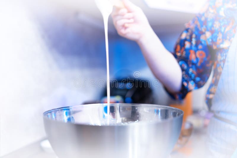 Pour Sticky Milk Out Background Stock Photo - Image of bright ...