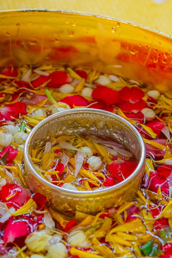 Pour Water on the Hands of Revered Elders and Ask for Blessing in ...