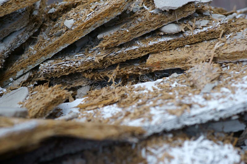 Poured Rubble in the Container Stock Image - Image of containers ...
