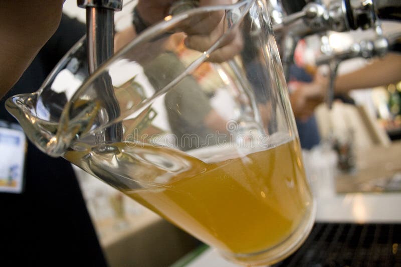 Fresh german draft beer stock photo. Image of bottle - 10734168