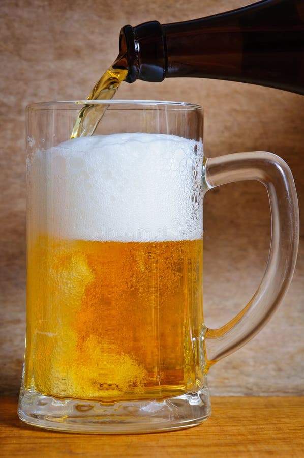 Pouring beer stock photo. Image of restaurant, drink - 22062004