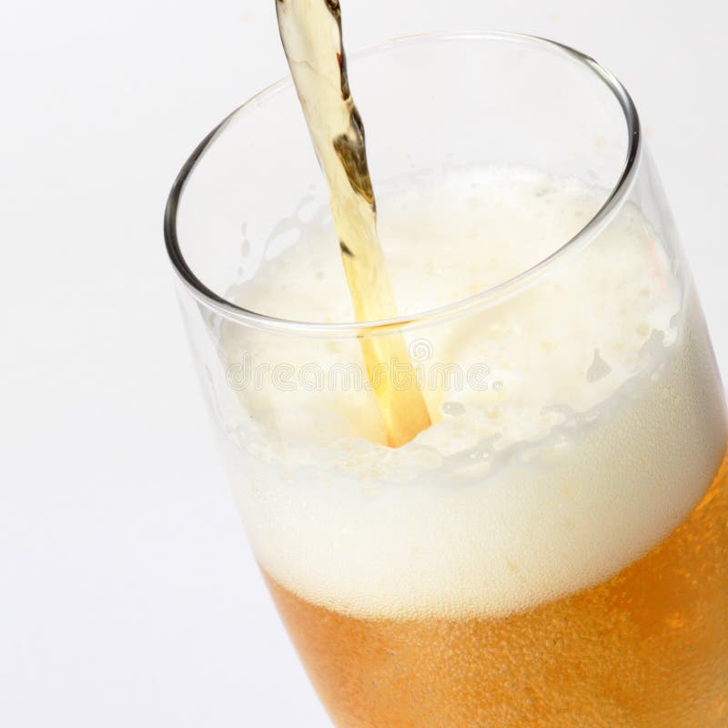 Pouring Beer stock photo. Image of beer, pouring, poured - 75506266