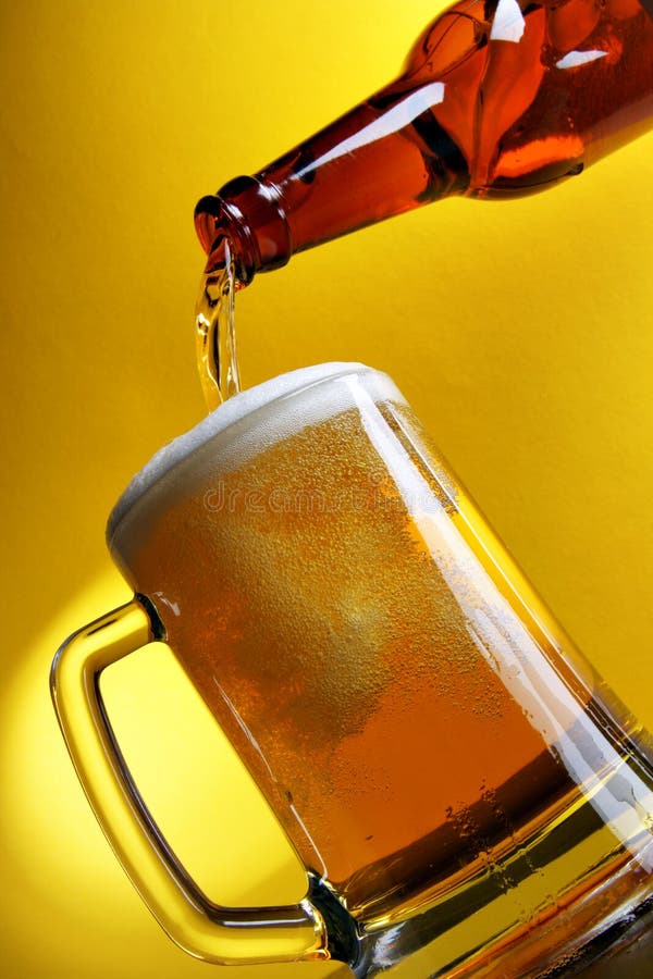 Pouring Beer from Tap stock image. Image of fresh, hands - 4644719