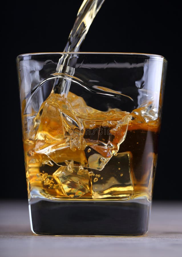 Pouring Brandy into a Glass Stock Image - Image of whisky, alcohol ...